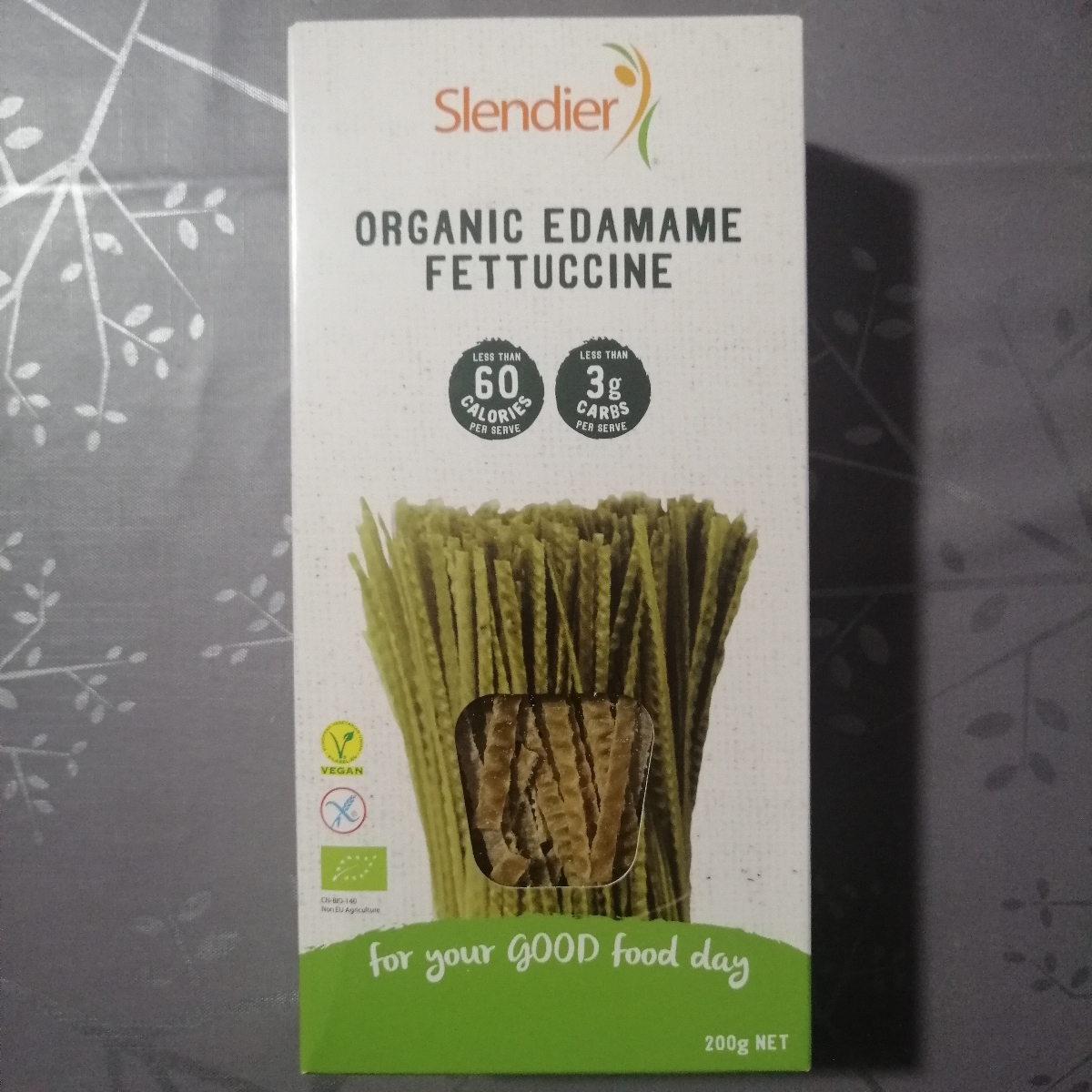 Organic Edamame Bean Fettuccine from Slendier - Vegan Product Reviews ...