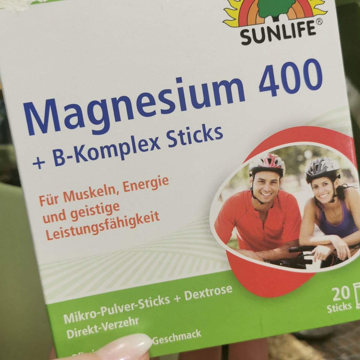 Magnesium 400 + B-Komplex Sticks from Sunlife - Vegan Product Reviews ...