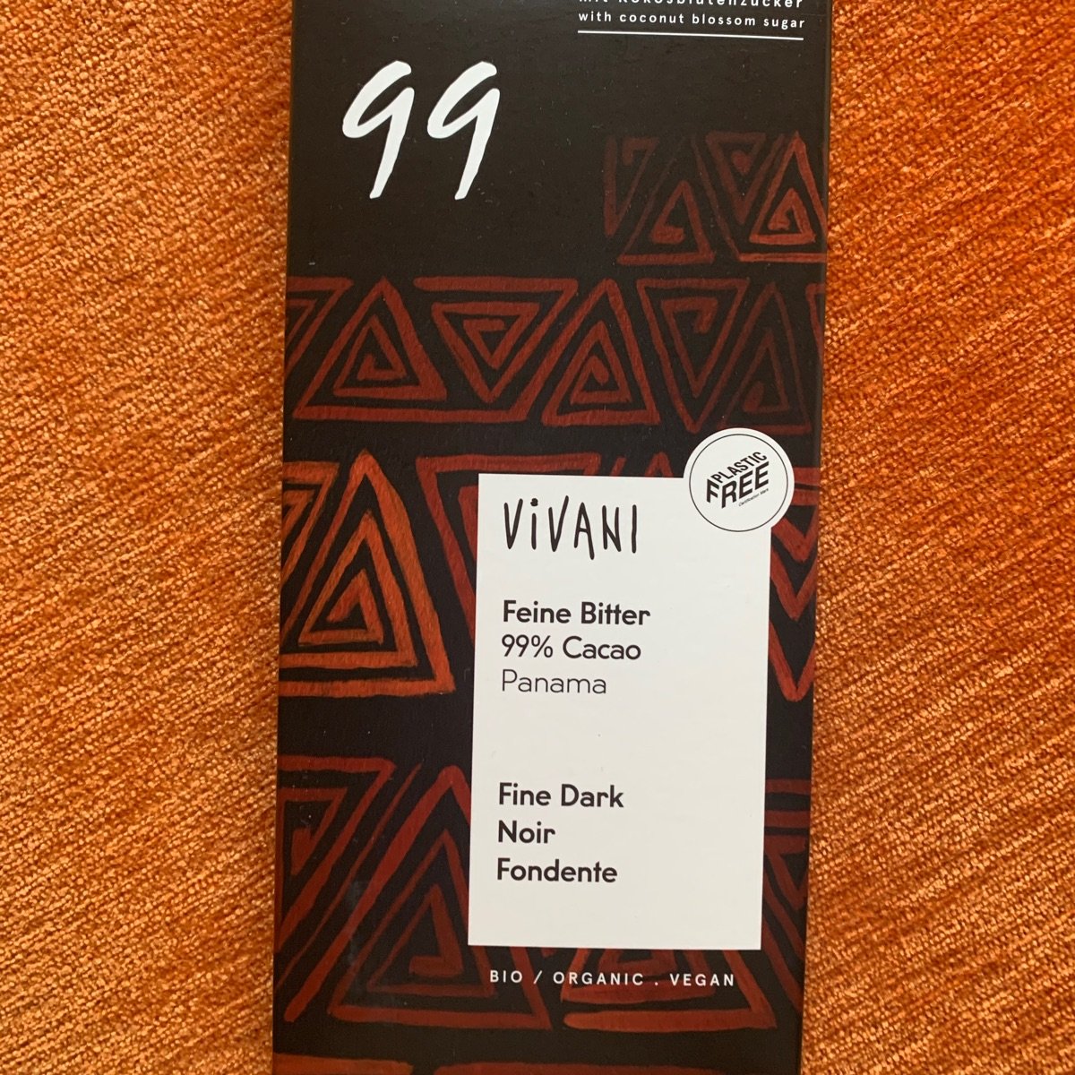 Fine Dark 99% Cocoa Chocolate from Vivani - Vegan Product Reviews & Ratings | abillion