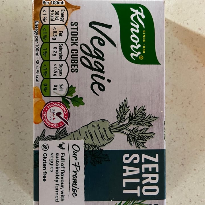 Knorr Stock veggie cubes zero salt Review | abillion