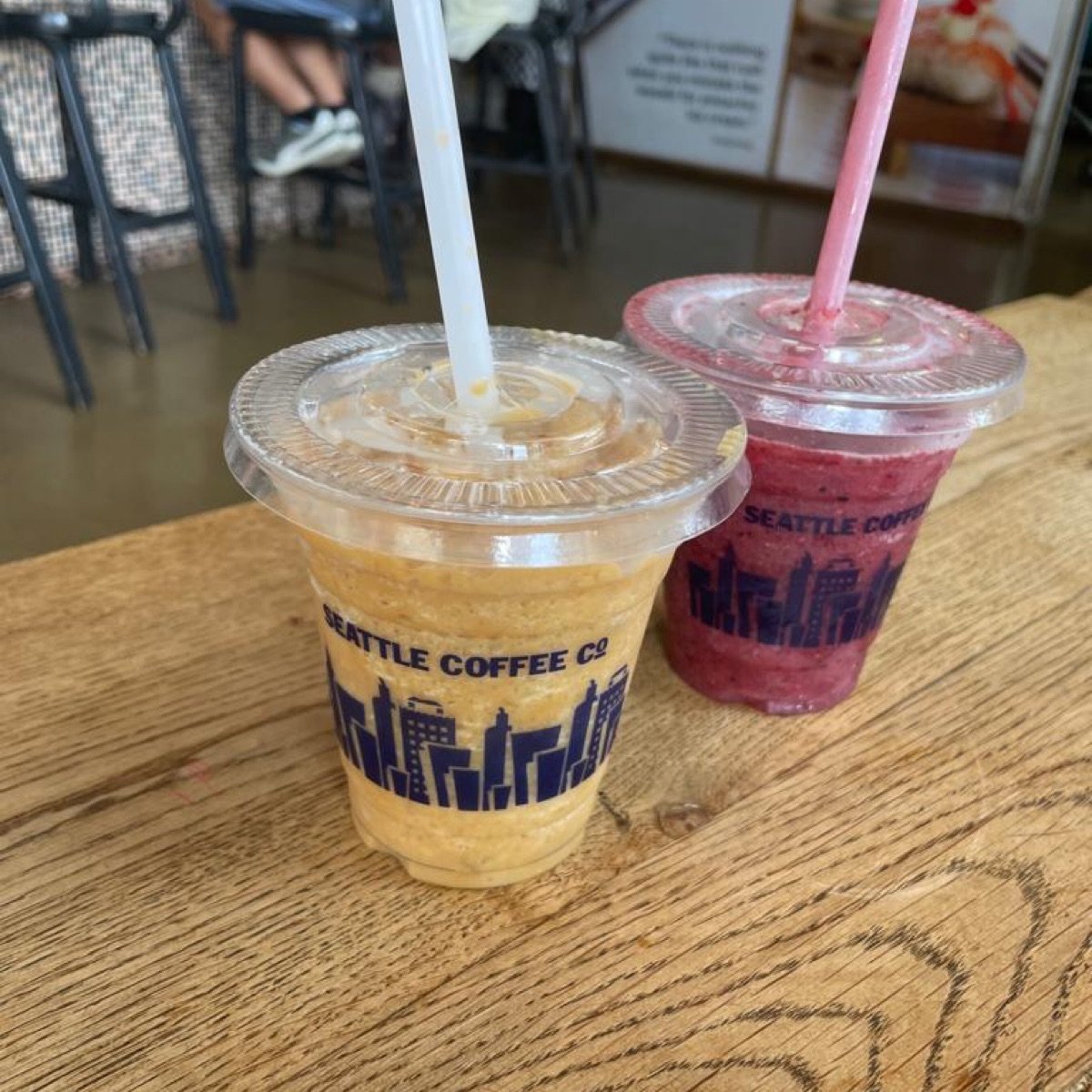 Vegan Latte & Berry Freeze from Seattle Coffee Company - Vegan Product ...