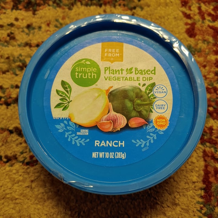 Simple Truth Plant based vegetable dip ranch Review | abillion