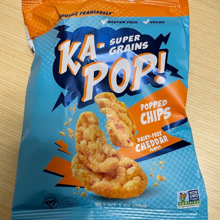 Ka-Pop Dairy-Free Cheddar Popped Chips Review | abillion