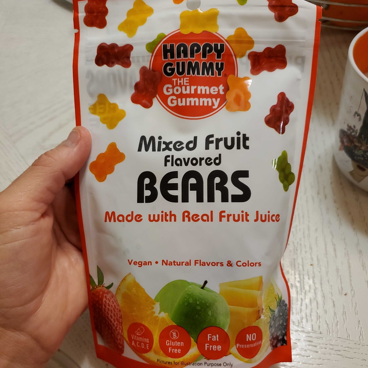 Mixed fruit Bears from Happy Gummy The Gourmet Gummy - Vegan Product ...