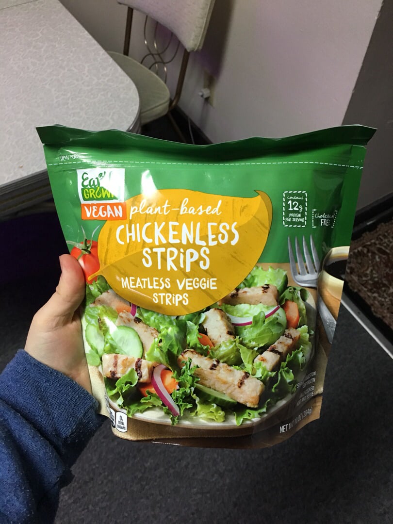 Earth Grown Chickenless Strips from ALDI - Vegan Product Reviews ...