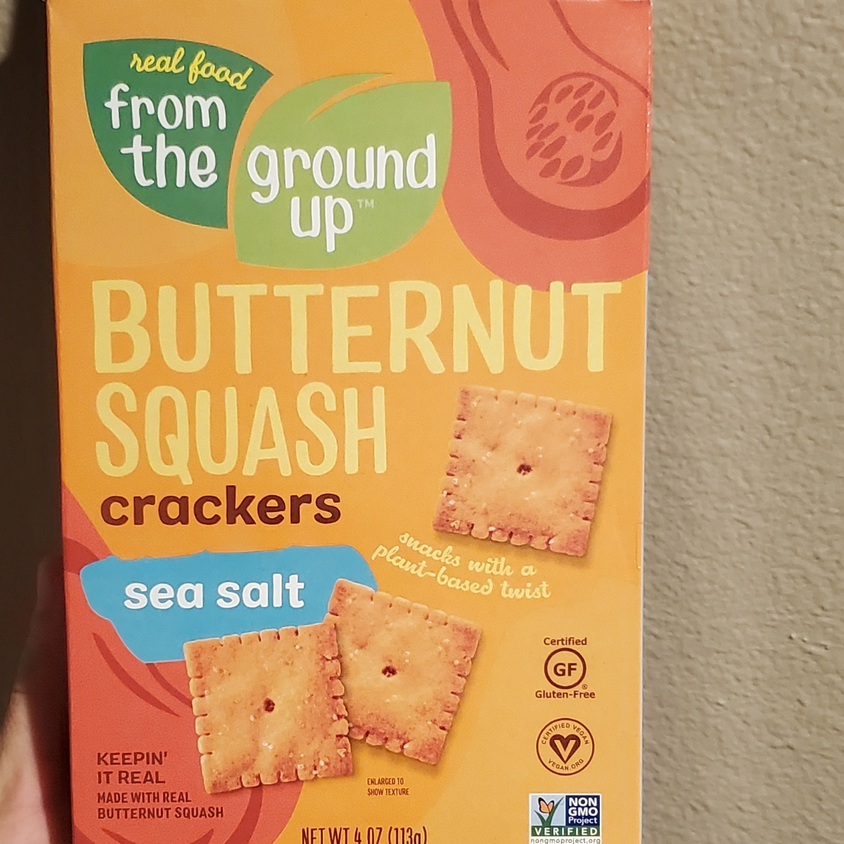 Butternut Squash Crackers Sea Salt from Real Food From The Ground Up ...