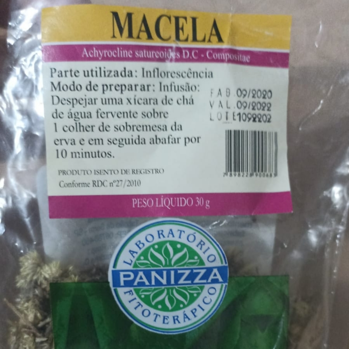 Macela from Laboratório Fitoterápico Panizza - Vegan Product Reviews ...