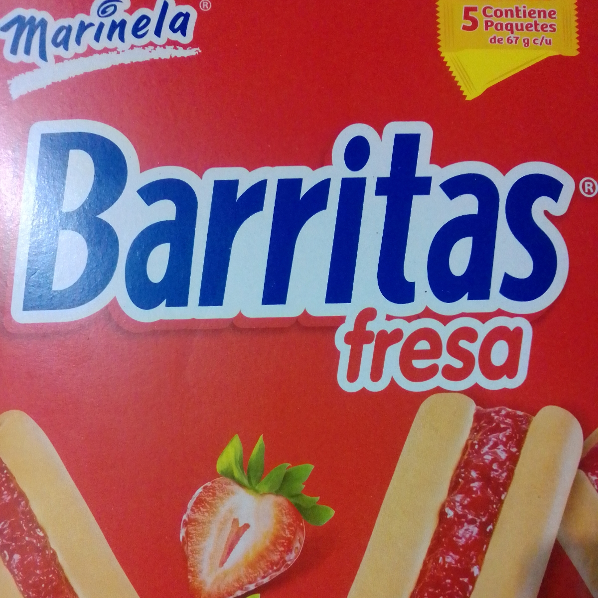 Barritas Fresa from Marinela - Vegan Product Reviews & Ratings | abillion