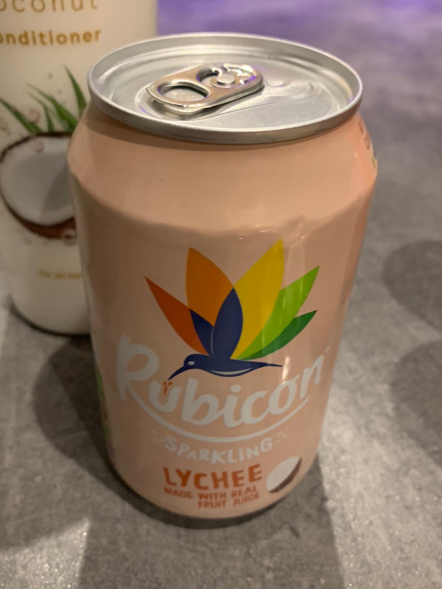 lychee sparkling from Rubicon - Vegan Product Reviews & Ratings | abillion