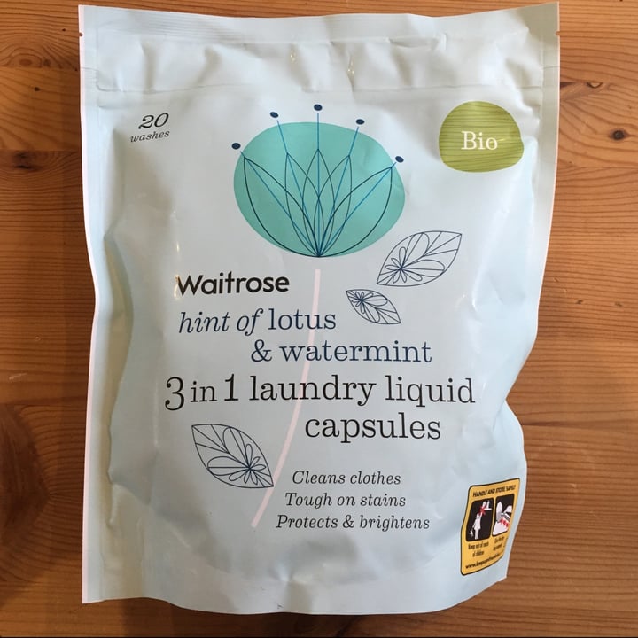 Waitrose 3 in 1 laundry liquid capsules Review | abillion