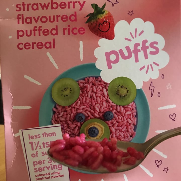 Woolworths Food Strawberry flavoured puffed rice cereal Review | abillion