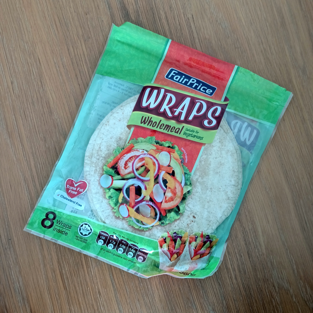 Wholemeal Wrap from FLS - Vegan Product Reviews & Ratings | abillion