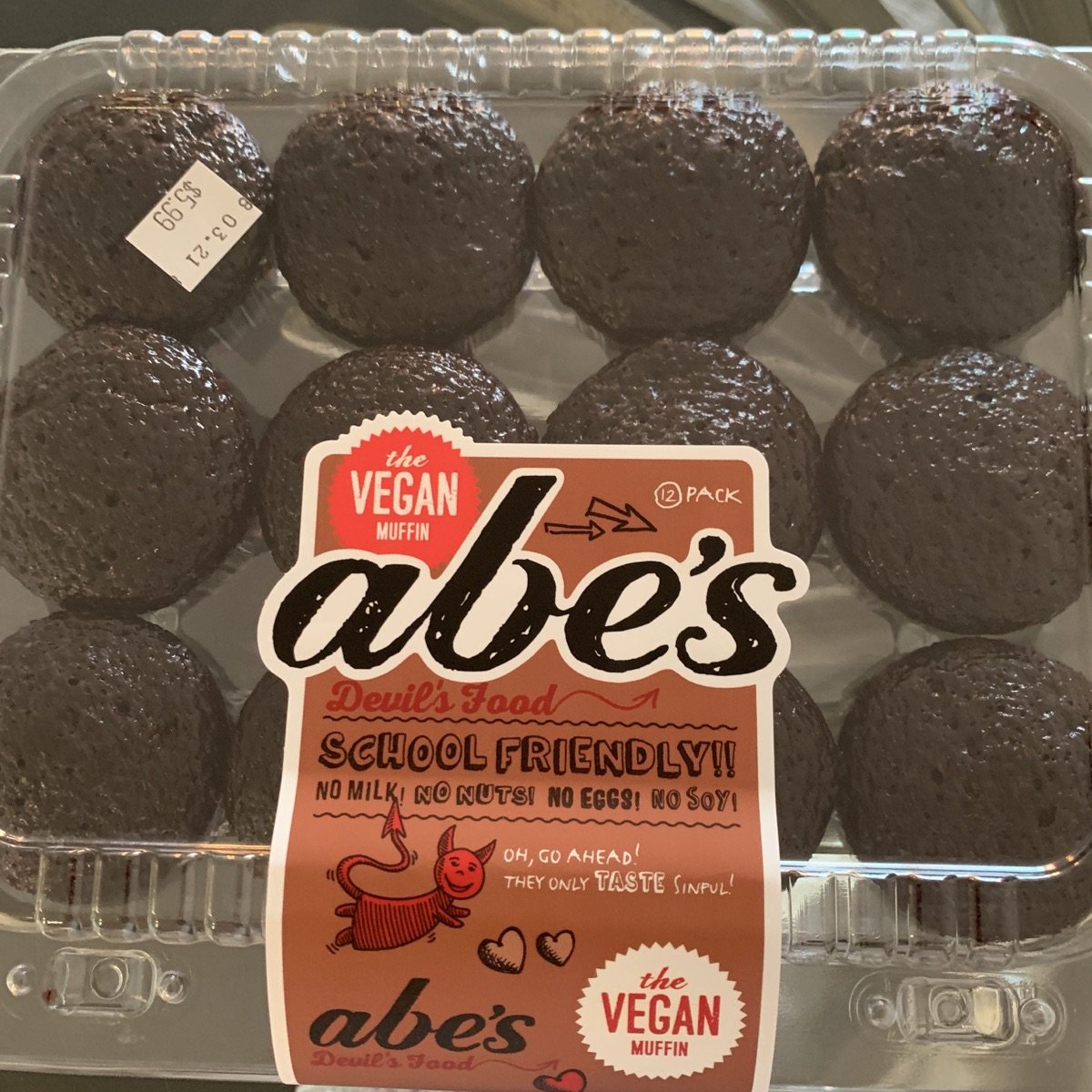 Devils Food Muffins from Abe's Vegan Muffins - Vegan Product Reviews ...