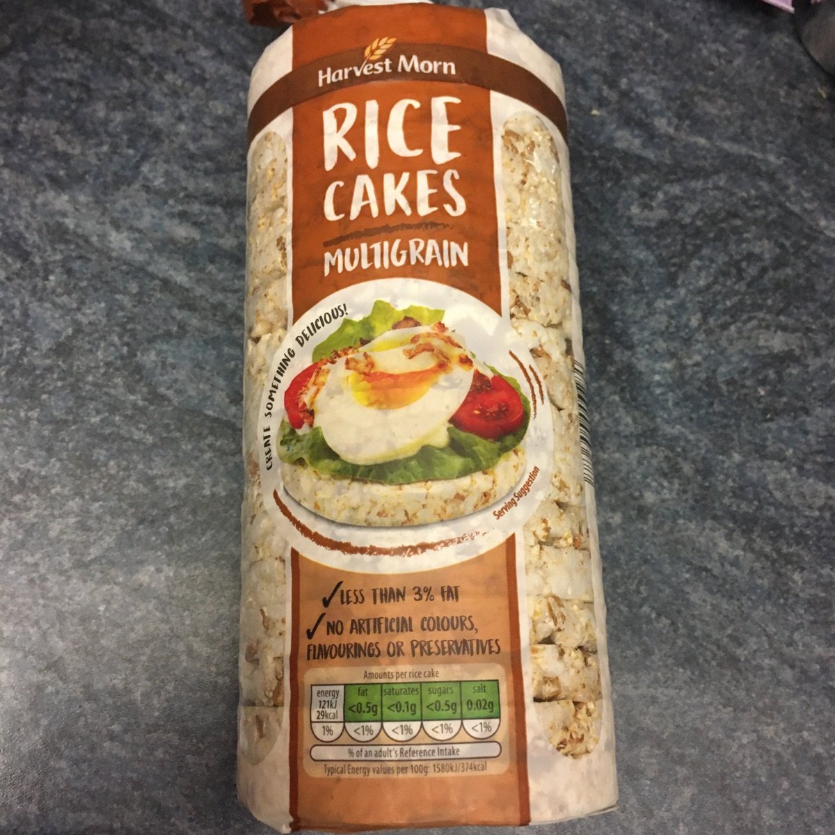 Rice cakes multigrain from Harvest Morn - Vegan Product Reviews ...
