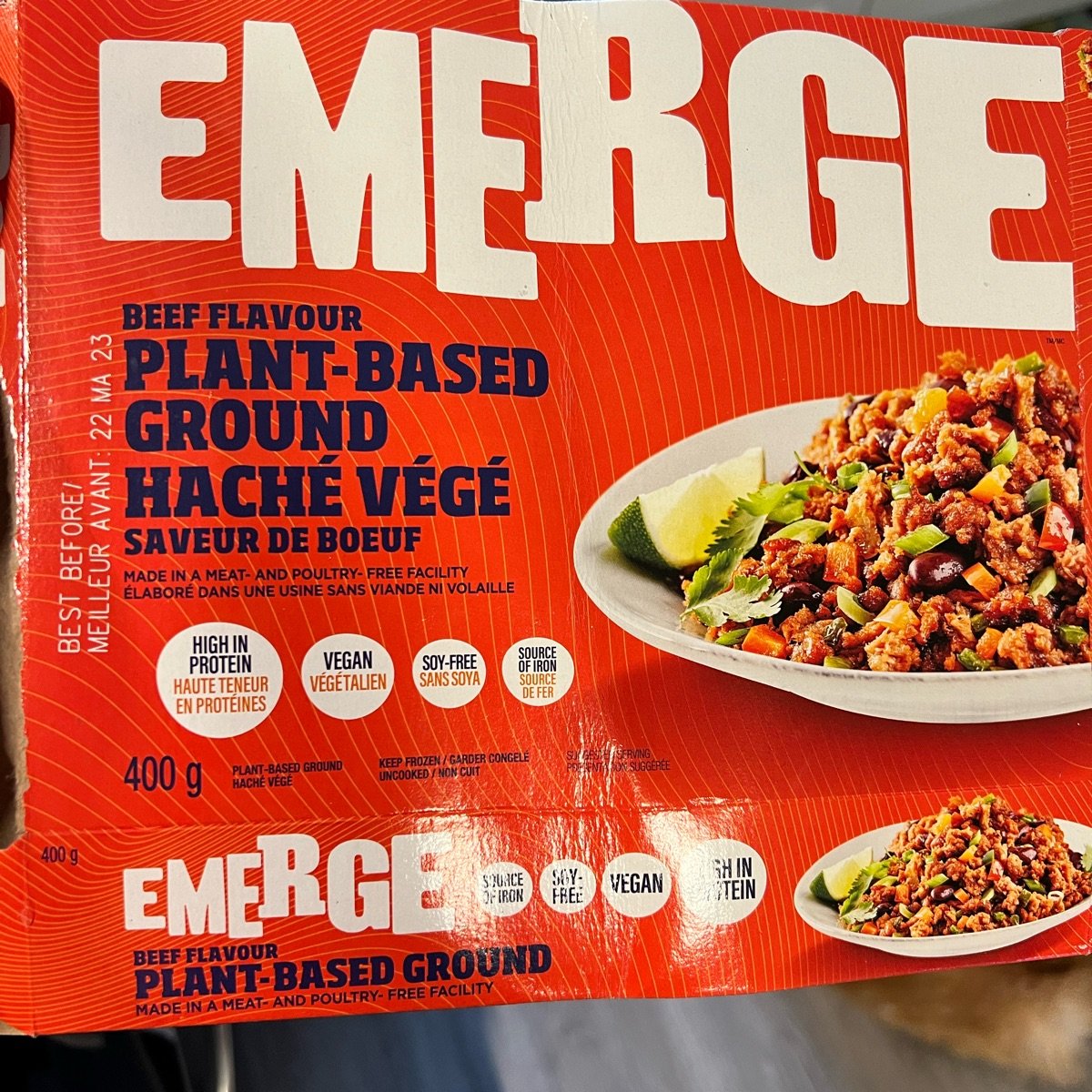 Emerge Beef Flavour Plant-Based Ground Reviews | abillion