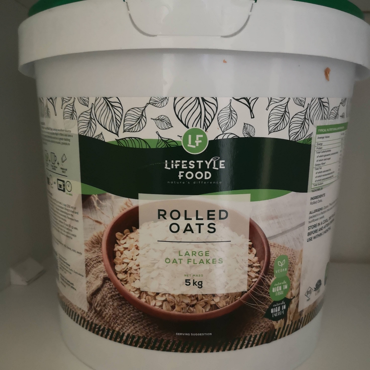 Rolled Oats 5kg from Lifestyle Food - Vegan Product Reviews & Ratings ...