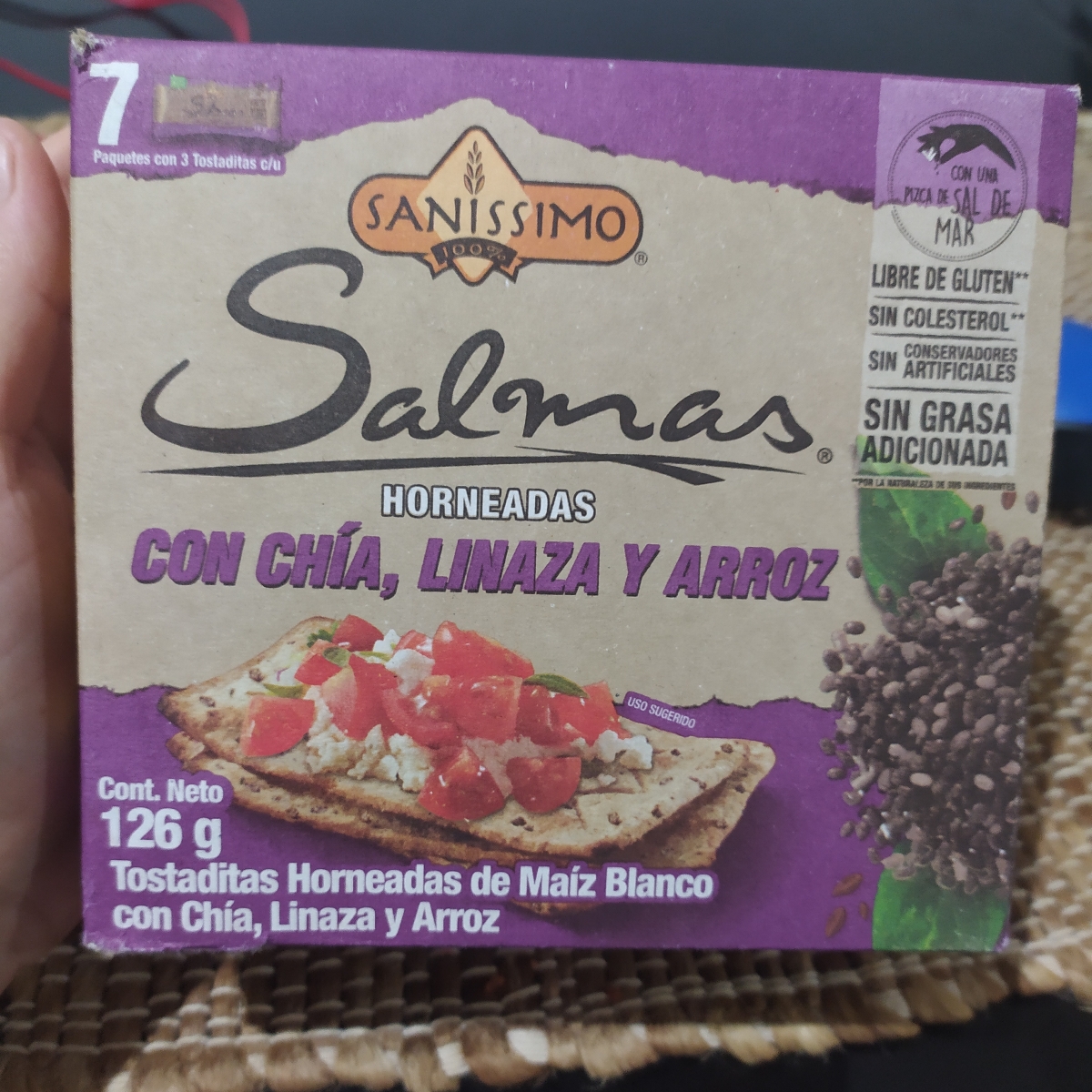 Salmas Horneadas de maíz, chía y linaza from Sanissimo - Vegan Product ...