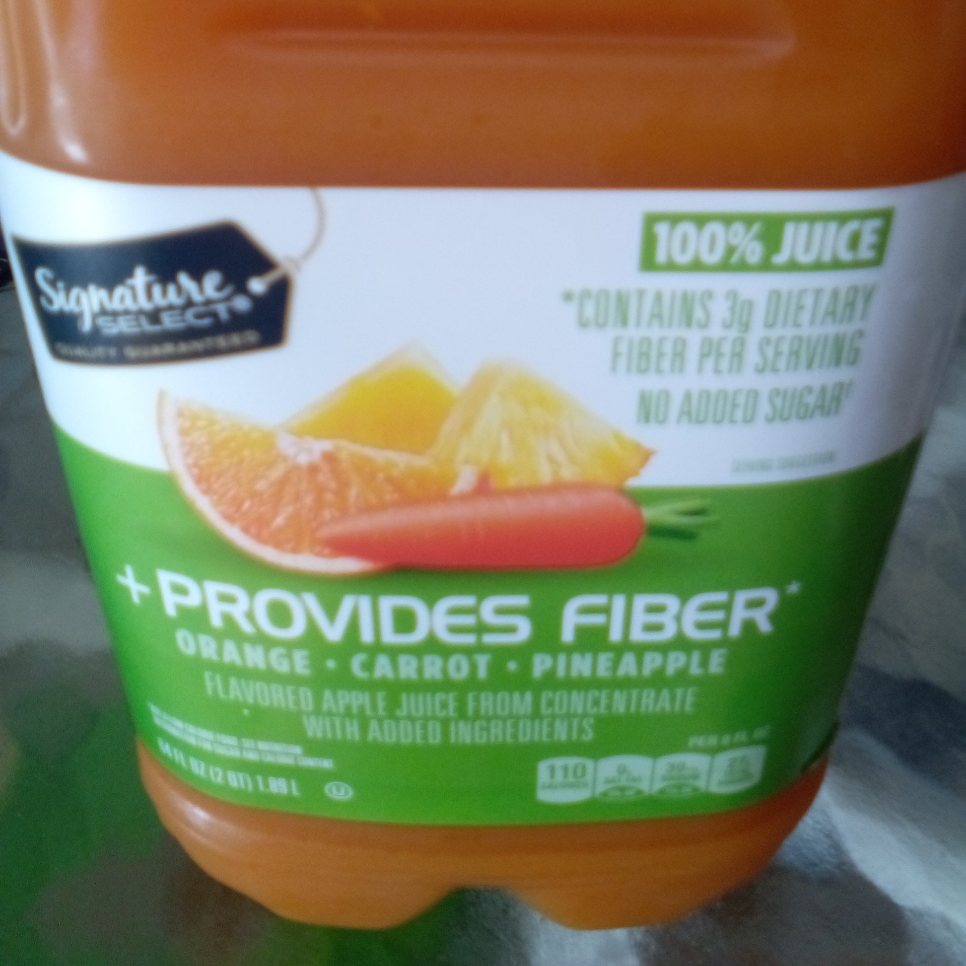 + Provides Fiber Juice from Signature Select - Vegan Product Reviews ...