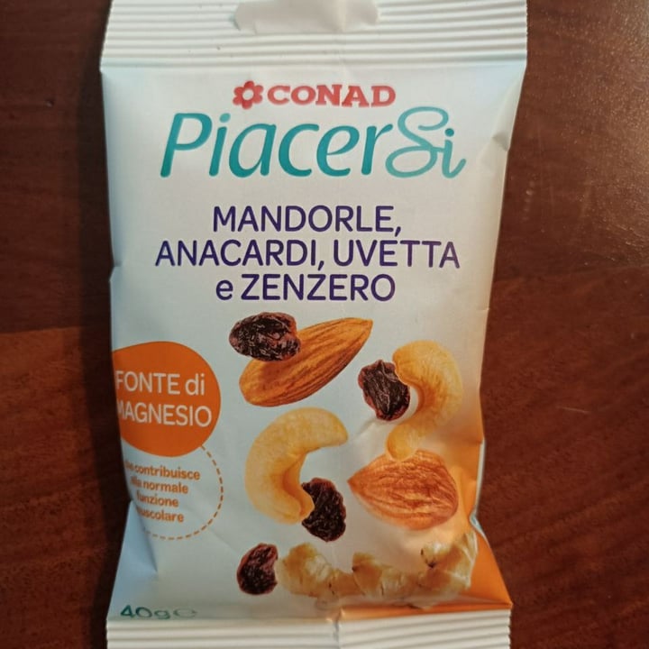 Piacersi | Conad Mix mandorle, anacardi, uvetta e zenzero Review | abillion