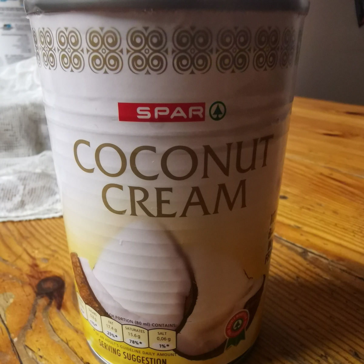 Coconut Cream from Spar - Vegan Product Reviews & Ratings | abillion