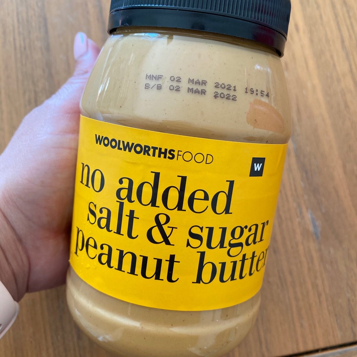 No Added Salt & Sugar Peanut Butter from Woolworths Food - Vegan ...