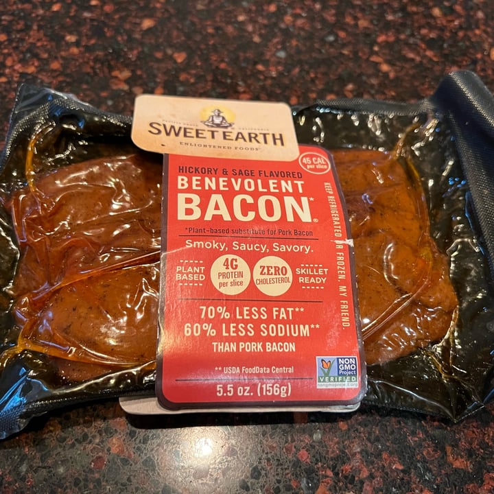 Sweet Earth Benevolent Bacon Hickory & Sage Smoked Seitan Bacon Review ...
