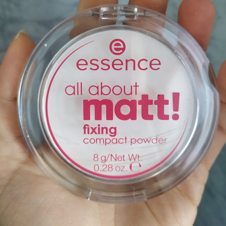 Essence Cosmetics All About silky matt! Fixing Compact Powder Review ...