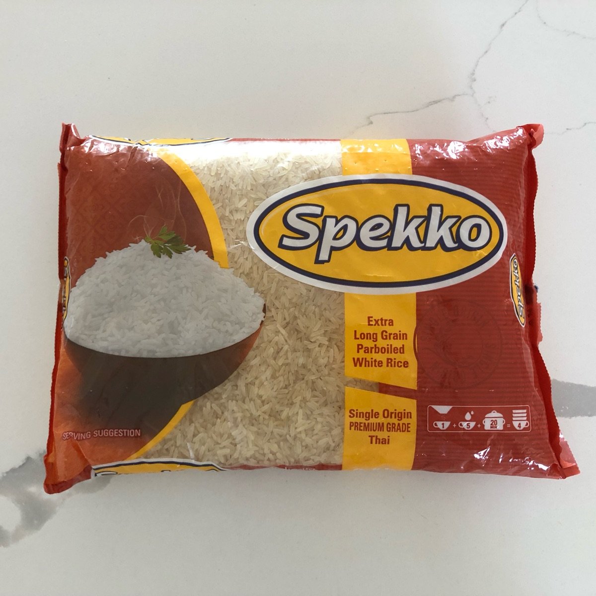 Extra long grain parboiled white rice from Spekko - Vegan Product ...