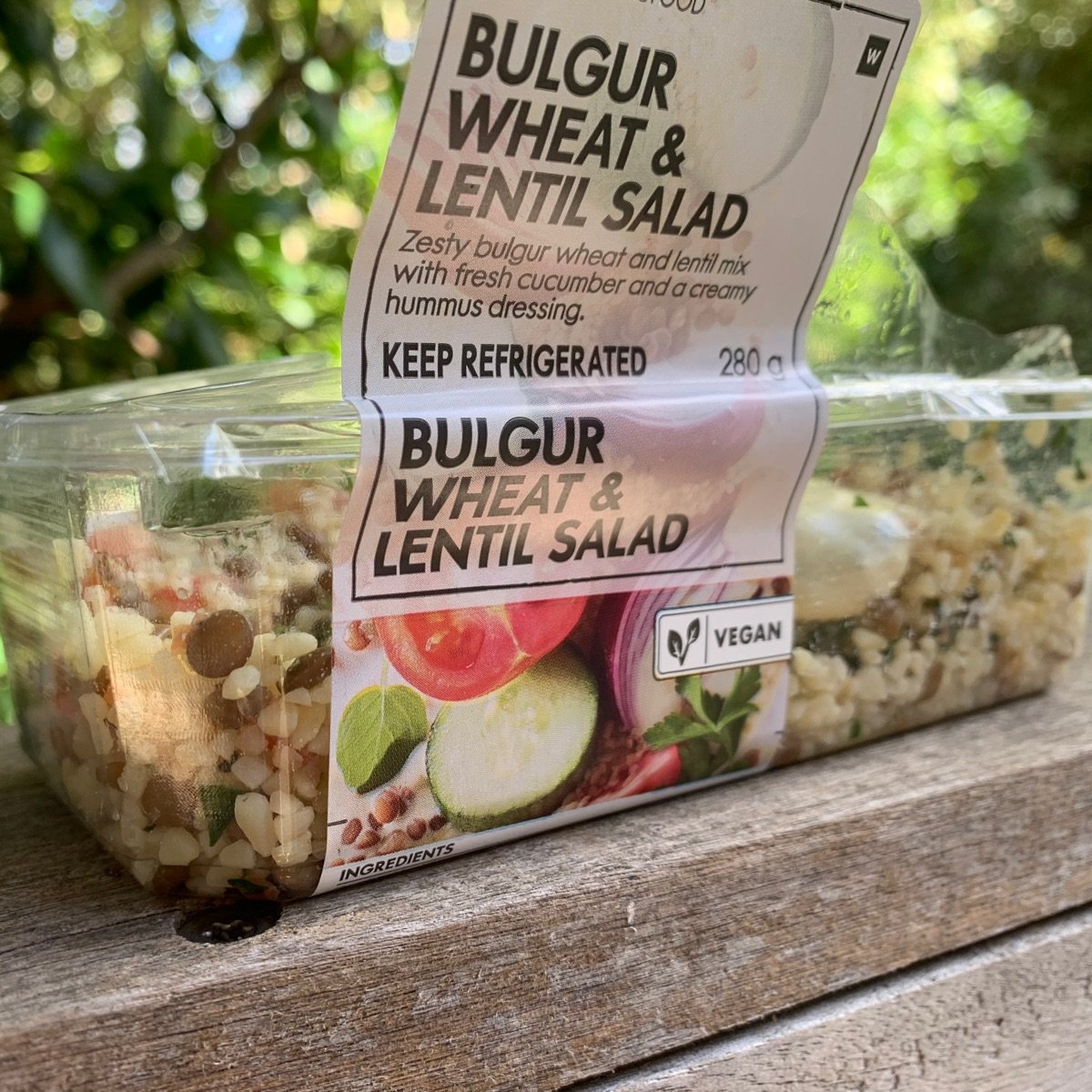 Bulgar wheat and Lentil salad from Woolworths - Vegan Product Reviews ...
