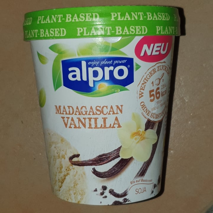 Alpro Madagascan Vanilla Ice Cream Review | abillion