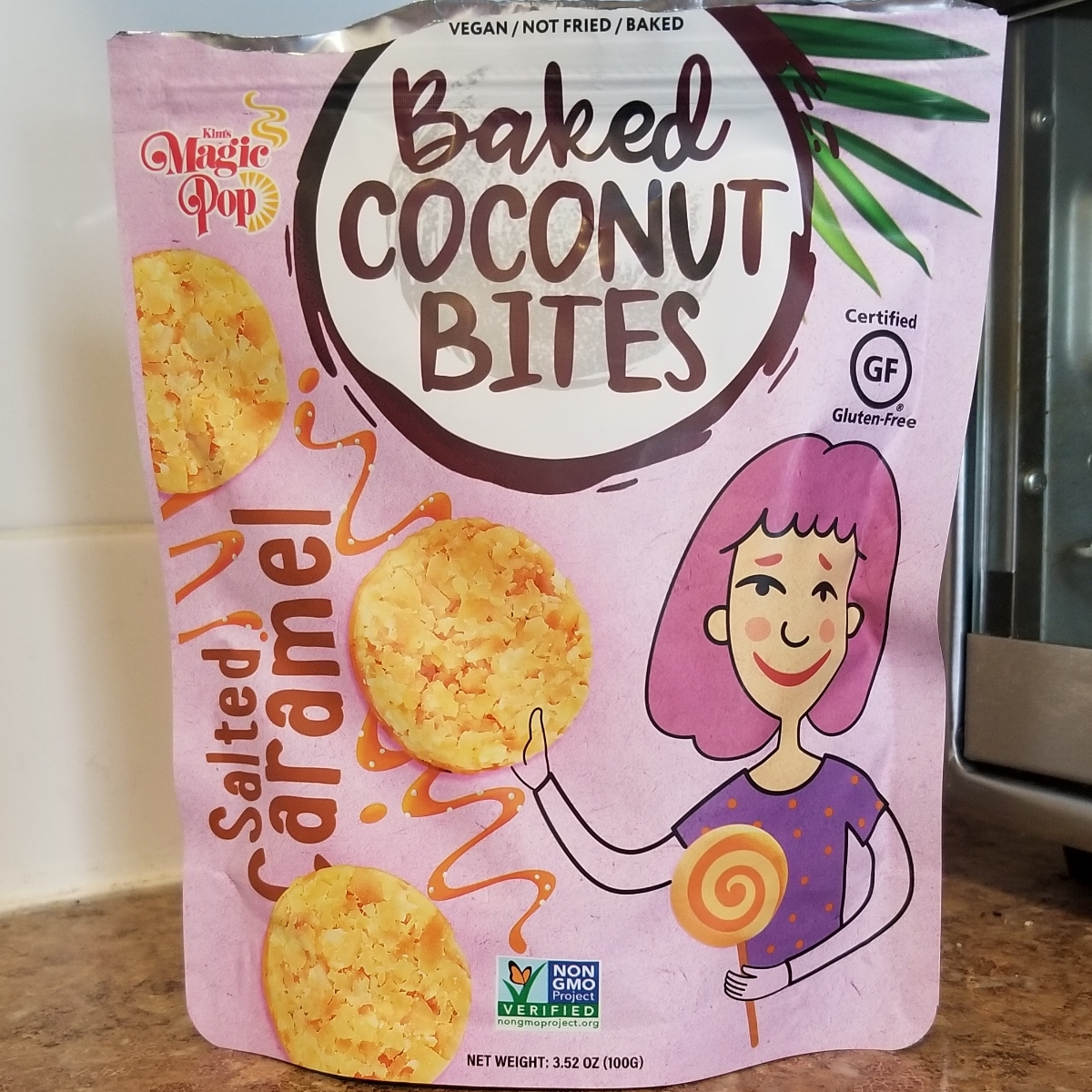 Bakes Coconut Bites Salted Caramel from Kim's Magic Pop - Vegan Product ...