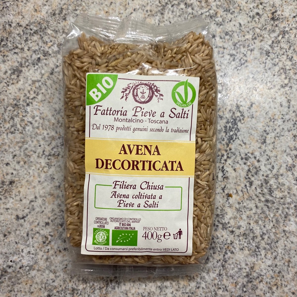 Avena decorticata biologica from Fattoria Pieve a Salti - Vegan Product ...