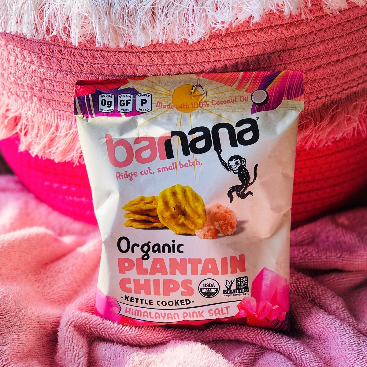 Barnana - Organic Ridged Cut Plantain Chips (Himalayan Pink Sea Salt ...