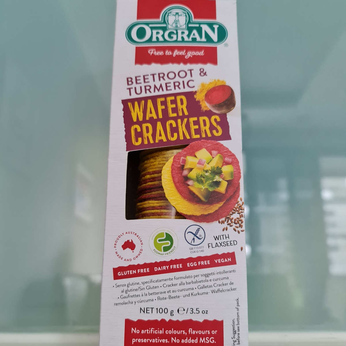 Beetroot & Turmeric Wafer Crackers from Orgran - Vegan Product Reviews ...