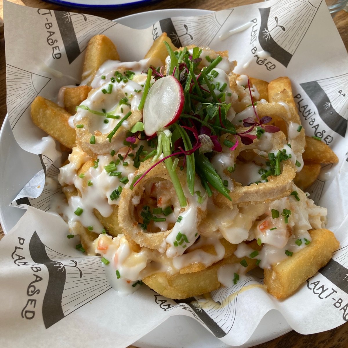 Loaded Lobster Poutine at Unity Diner, London - Vegan Dish Reviews ...