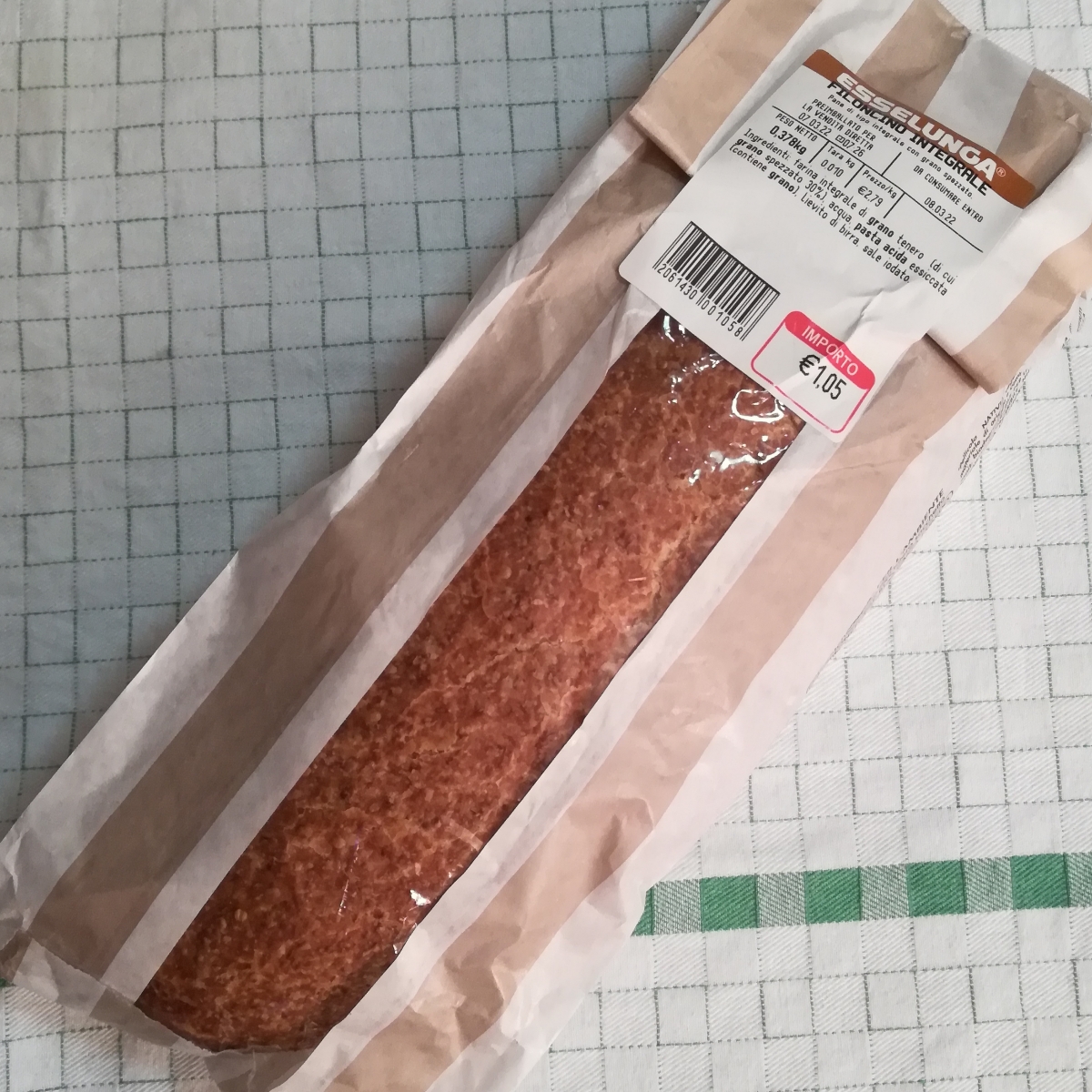 Filoncino integrale from Esselunga - Vegan Product Reviews & Ratings ...