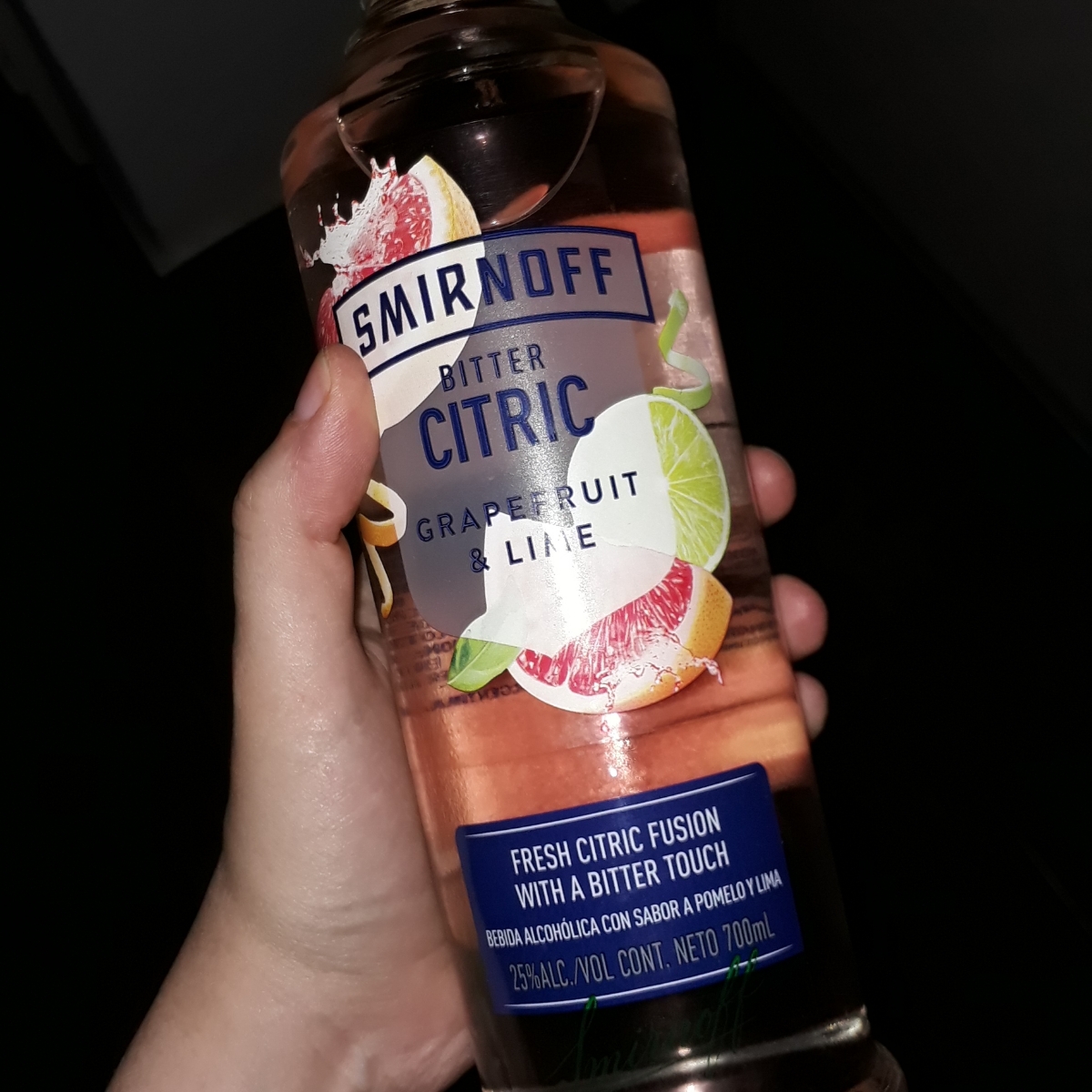 Vodka sabor pomelo y lima from Smirnoff - Vegan Product Reviews ...