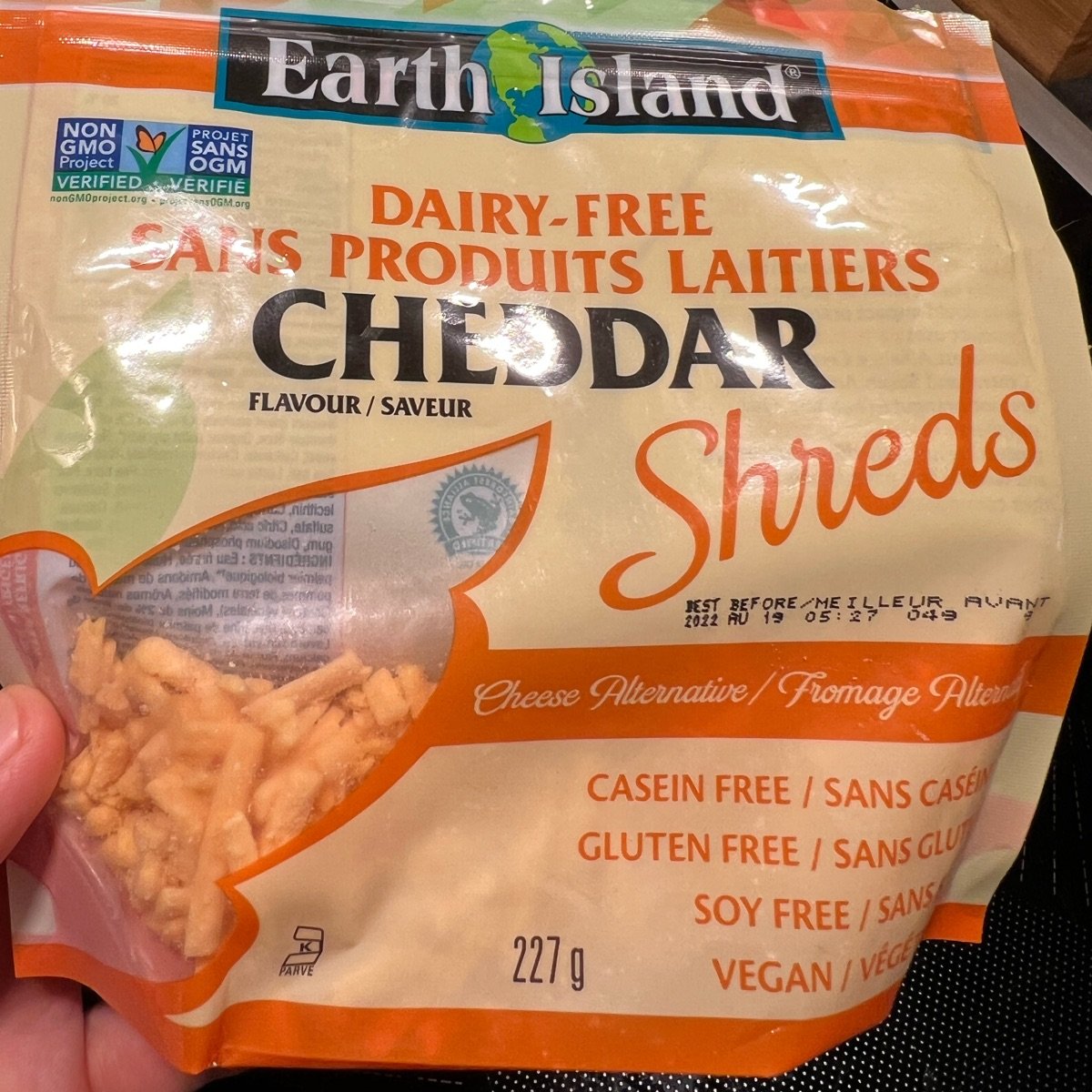 Cheddar Shreds from Earth Island - Vegan Product Reviews & Ratings ...
