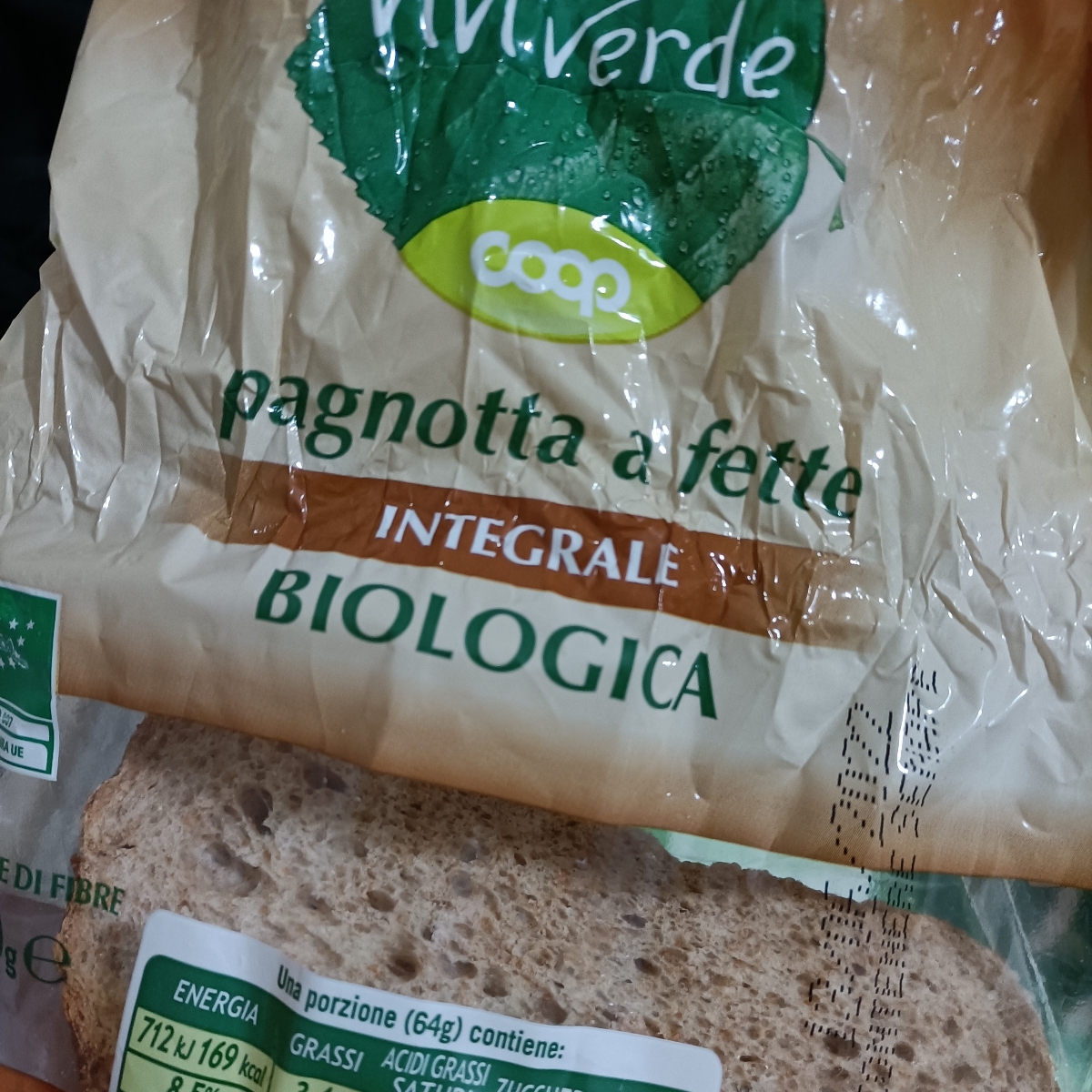 Pagnotta a fette integrale from Vivi Verde Coop - Vegan Product Reviews ...