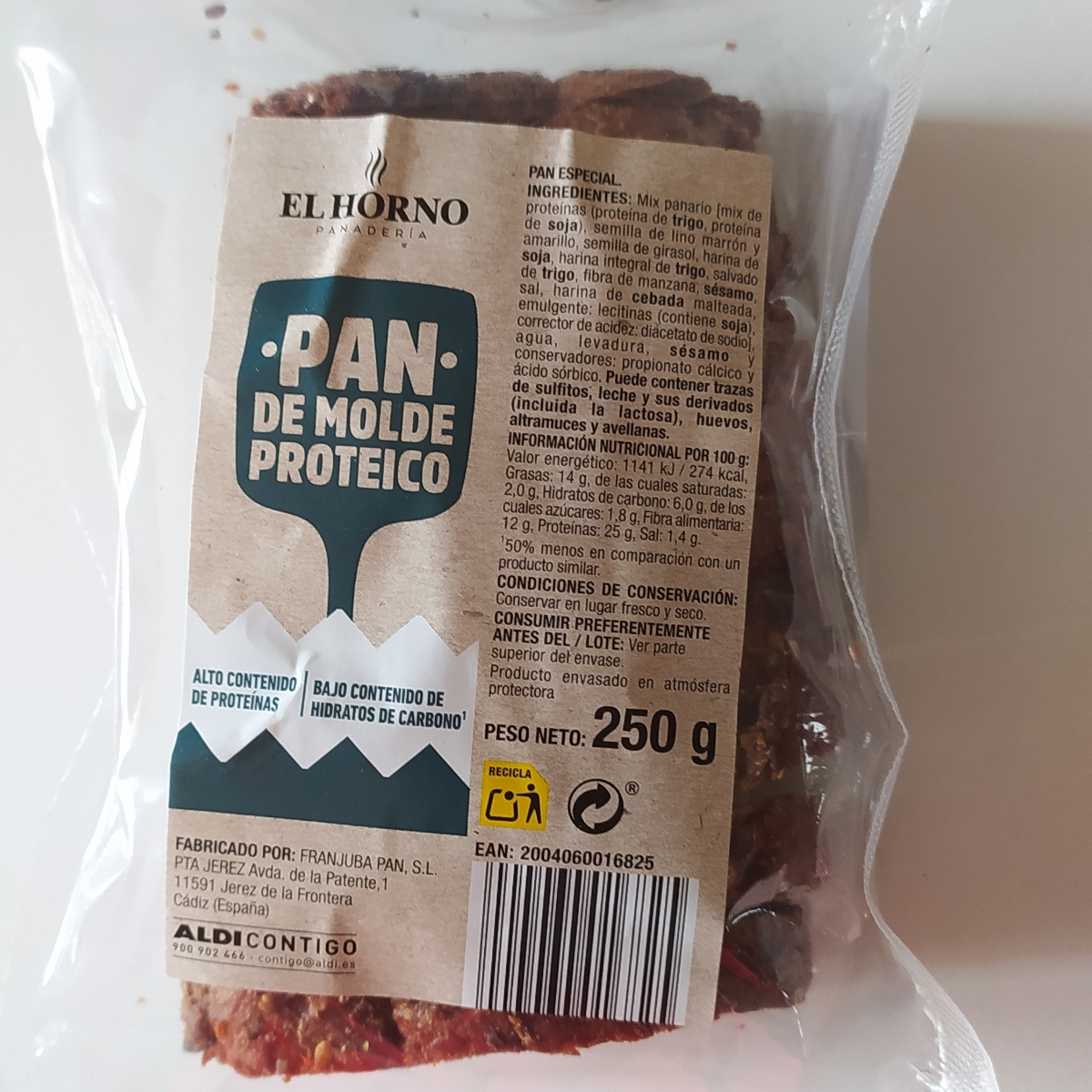 Pan protéico from ALDI - Vegan Product Reviews & Ratings | abillion