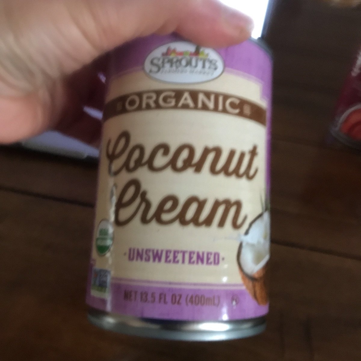 Organic Coconut Cream from Sprouts Farmers Market - Vegan Product ...