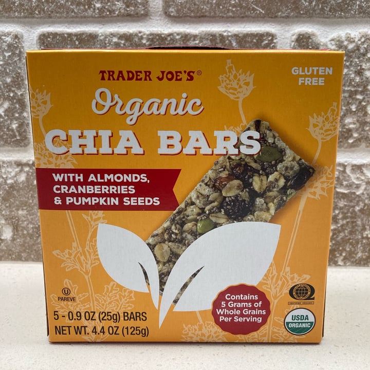 Trader Joe's Organic Chia Bars Review | abillion