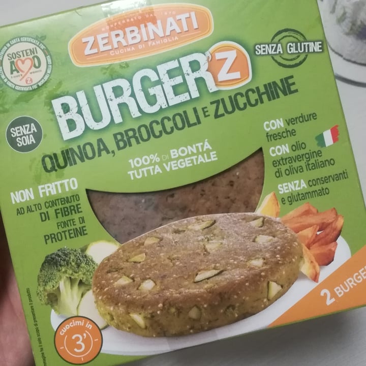 Zerbinati Burger'Z Quinoa, Broccoli e Zucchine Review | abillion