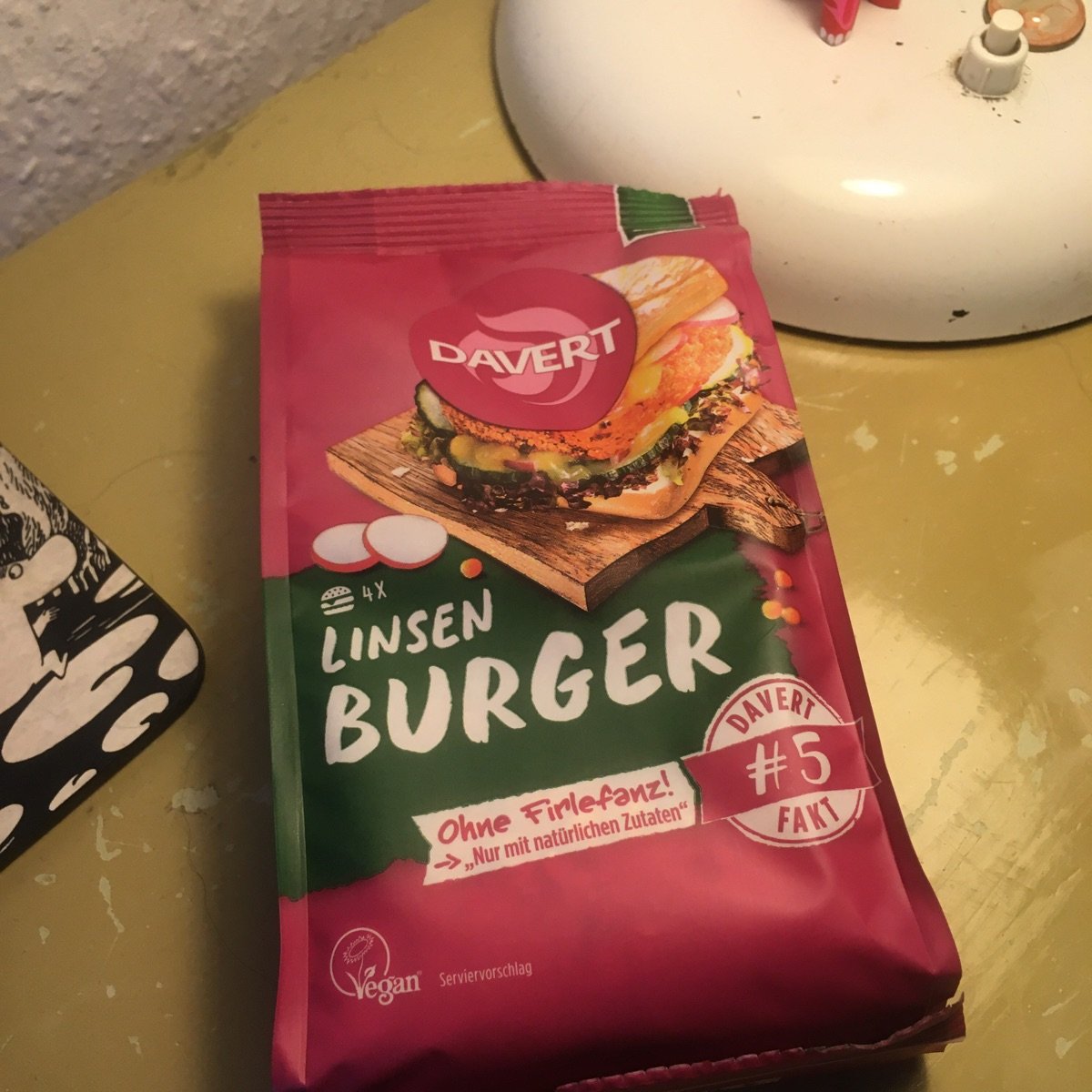 Linsen Burger from Davert - Vegan Product Reviews & Ratings | abillion