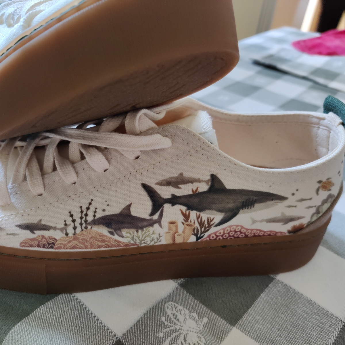 Save Sharks Sneakers from Vesica Piscis Footwear - Vegan Product ...