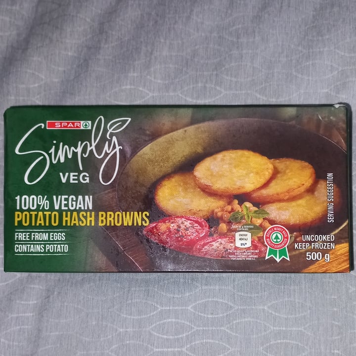 Spar Simply Veg 100% Vegan Hash Browns Review | abillion