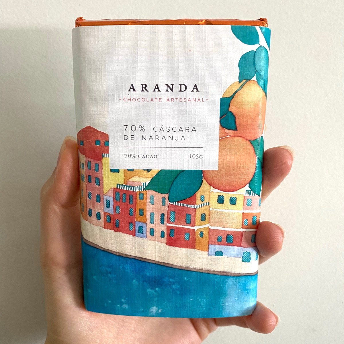 Chocolate Artesanal 70% Cáscara de Naranja from ARANDA - Vegan Product ...
