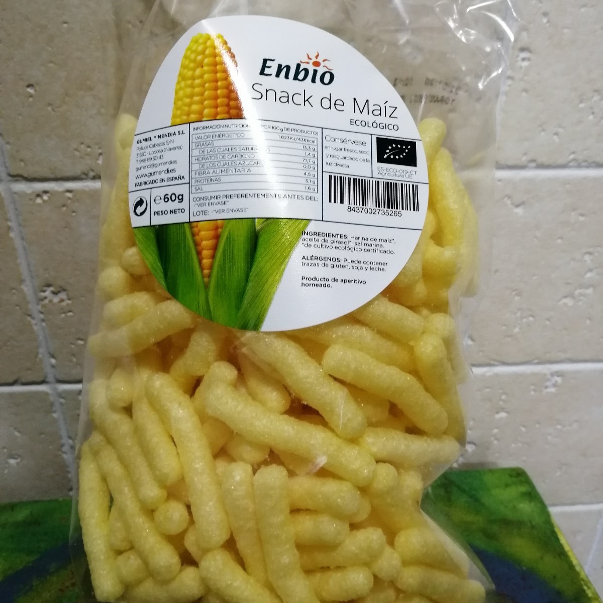 Snack de maiz from Enbio - Vegan Product Reviews & Ratings | abillion