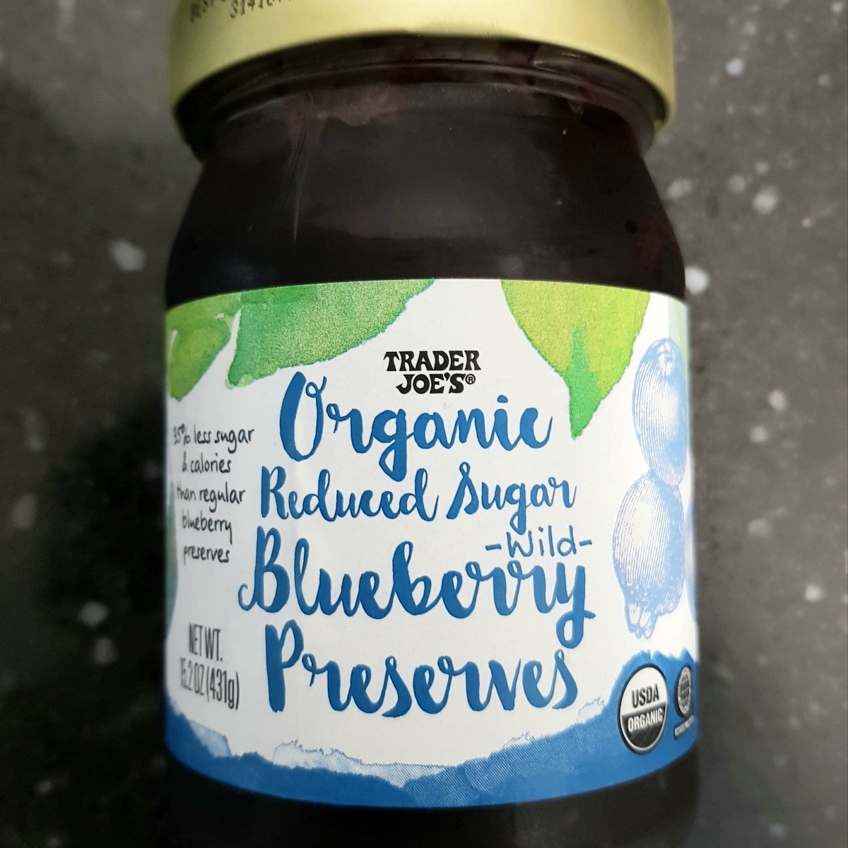 Organic Reduced Sugar Wild Blueberry Preserves from Trader Joe's - Vegan Product Reviews ...