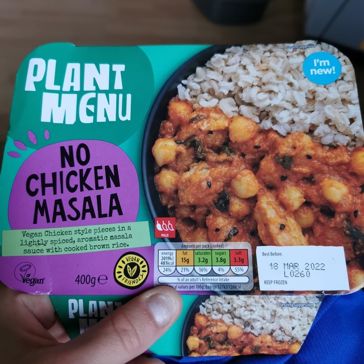 Plant Menu No chicken masala Review | abillion